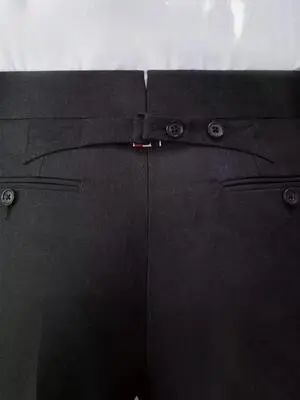 Thom Browne Back-strap Tailored Trousers - Black