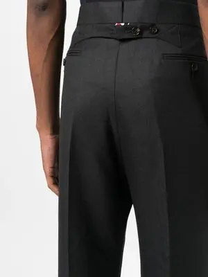 Thom Browne Back-strap Tailored Trousers - Black