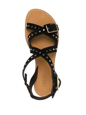 Zadig&Voltaire Cecilia Caprese Stud-embellished Sandals - Black