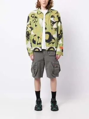 Heron Preston Cotton-blend Cargo Shorts