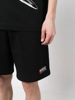 DIESEL® Logo-embroidered Track Shorts