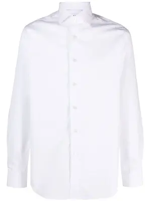 XACUS Spread-collar Cotton Shirt