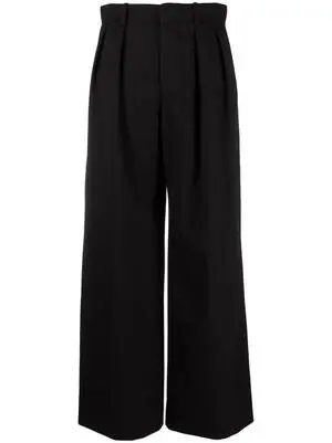 Wardrobe.NYC Low-rise Wide Leg Trousers - Black