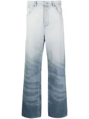 BOTTER Crystal-embellished Denim Trousers - Blue