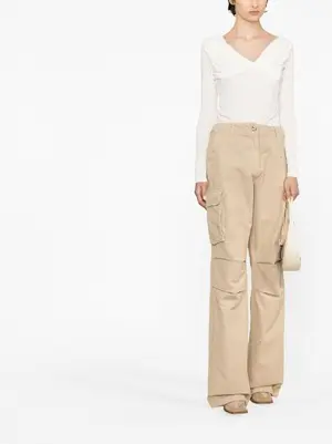 Coperni Wide-leg Cargo Trousers - Neutrals