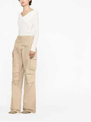 Coperni Wide-leg Cargo Trousers - Neutrals