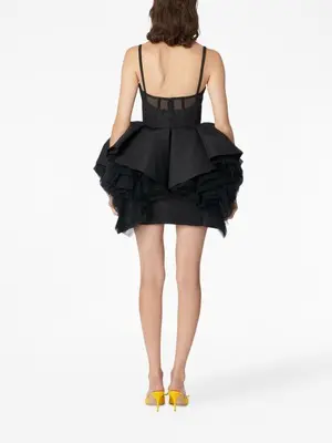 Carolina Herrera Ruffled-tulle Silk Dress