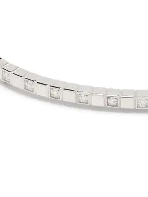 Chopard 18kt White Gold Ice Cube Diamond Bangle