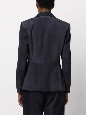 Brunello Cucinelli Single-breasted Leather Blazer