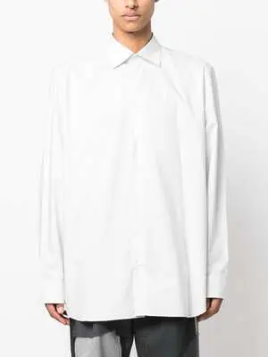 Raf Simons Slogan-print Button-up Shirt
