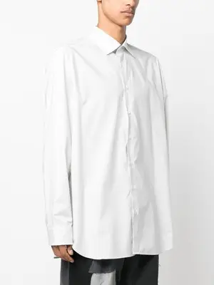 Raf Simons Slogan-print Button-up Shirt