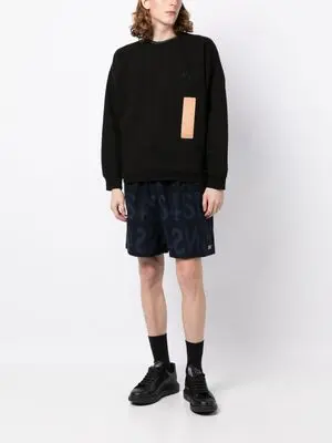 4SDESIGNS Utep-print Cotton Sweatshirt