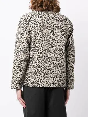CLOT Leopard-print V-neck Shirt