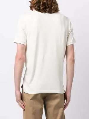 Rag & Bone Logo-embroidered Cotton Polo Shirt - White