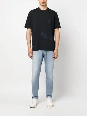 DONDUP Faded Effect Tapered Jeans - Blue