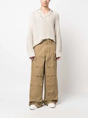 AMBUSH Wide-leg Cargo Trousers - Neutrals