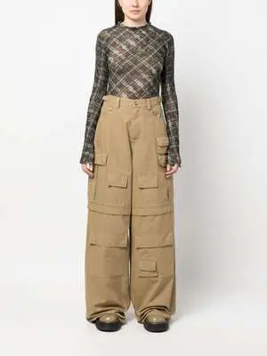 AMBUSH Wide-leg Cargo Trousers - Neutrals