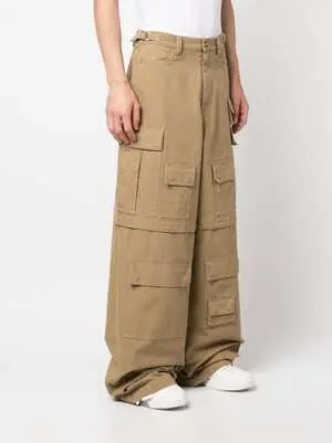 AMBUSH Wide-leg Cargo Trousers - Neutrals