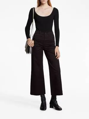 Proenza Schouler White Label High-waisted Trousers - Black