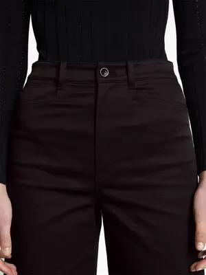 Proenza Schouler White Label High-waisted Trousers - Black