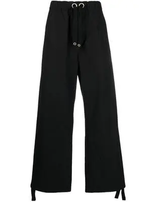 Versace Wide-leg Cotton Track Pants