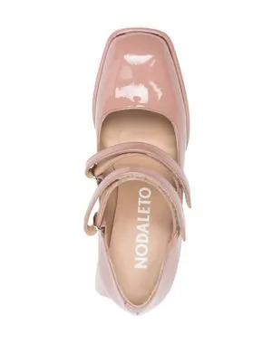 NODALETO Bulla Babies 90mm Leather Pumps - Pink