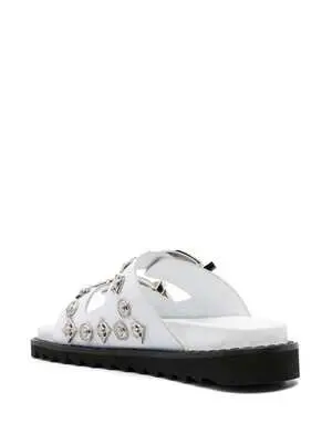 Toga Double-buckle Sandals - White