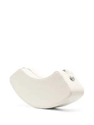 Gcds Comma Shoulder Bag - Neutrals