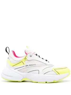 Moschino Panelled Mesh Sneakers