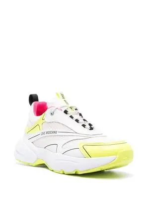 Moschino Panelled Mesh Sneakers