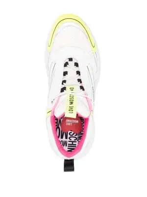 Moschino Panelled Mesh Sneakers