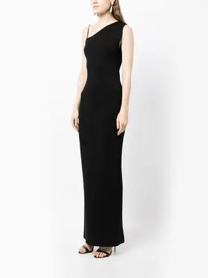 Rachel Gilbert Crystal Embellishment Off-shoulder Gown