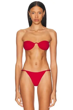 TROPIC OF C Mariel Bikini Top - Hibiscus