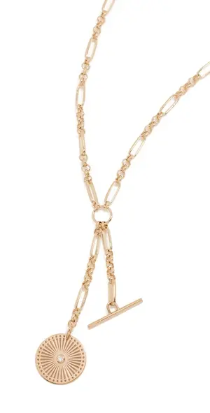 Zoe Chicco 14k Gold Diamond Lariat Necklace - Yellow Gold