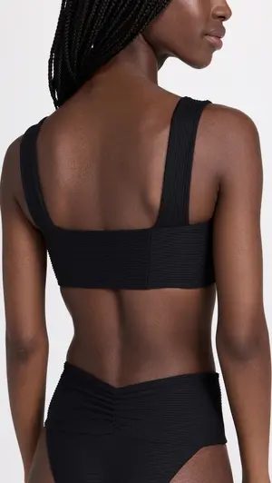 L*Space Marlee Bikini Top - Black