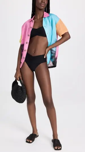 L*Space Marlee Bikini Top - Black