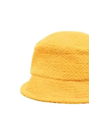 Casablanca Monogram Terry Bucket Hat - Yellow | Editorialist