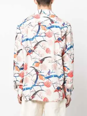 Orlebar Brown Ridley Graphic-print Shirt - White