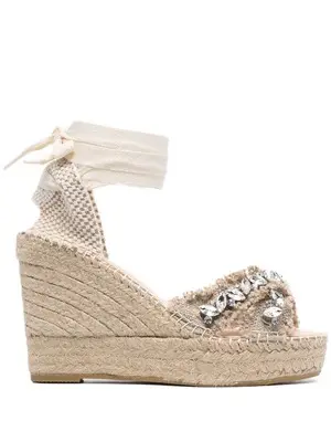 Manebí 105mm Capri Espadrilles - Neutrals