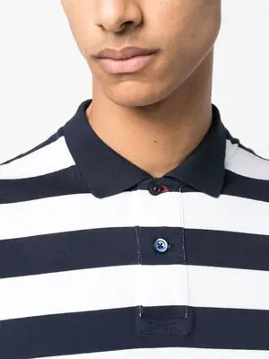 Brunello Cucinelli Striped Cotton Polo Shirt