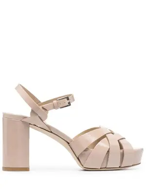 DEL CARLO Madrid 80mm Leather Sandals
