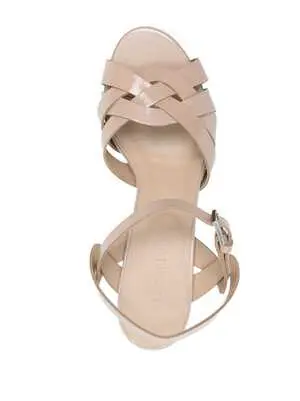 DEL CARLO Madrid 80mm Leather Sandals