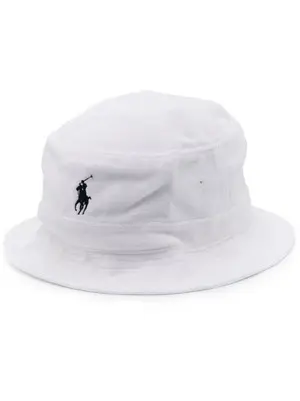 Polo Ralph Lauren Polo Pony Bucket Hat - White