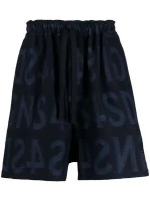 4SDESIGNS Logo-print Bermuda Shorts