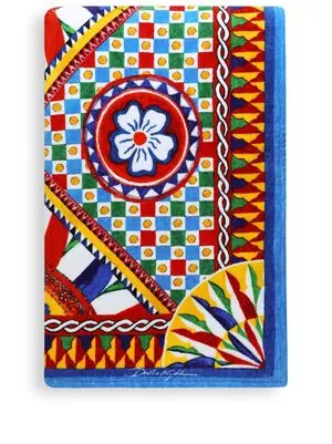 Dolce & Gabbana Terry Cotton Beach Towel - Red