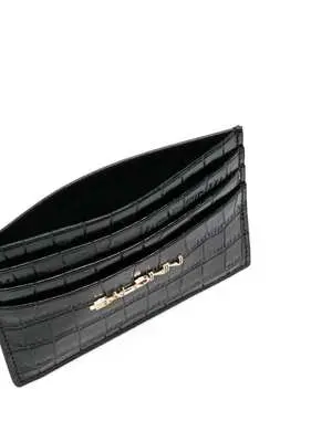 BALDININI Crocodile-effect Card Holder