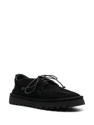 Marsèll Sancrispa Alta Suede Derby Shoes - Black