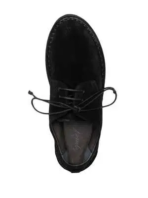 Marsèll Sancrispa Alta Suede Derby Shoes - Black