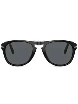 Persol Steve Mcqueen Round-frame Sunglasses - Black
