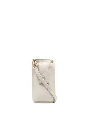Eleventy Embossed Logo Mobile-phone Bag - Neutrals